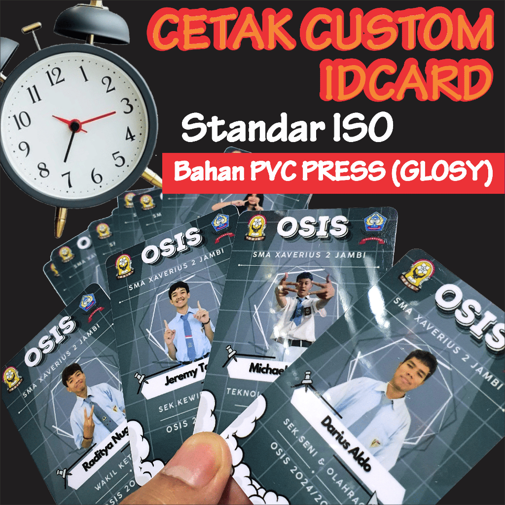 Print Pvc Id cards, Member cards using photos and custom design ...