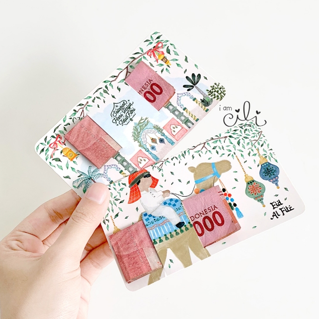 (ANGPAO Lebaran SELIP MODEL) thr lebaran money envelope (12 pieces ...