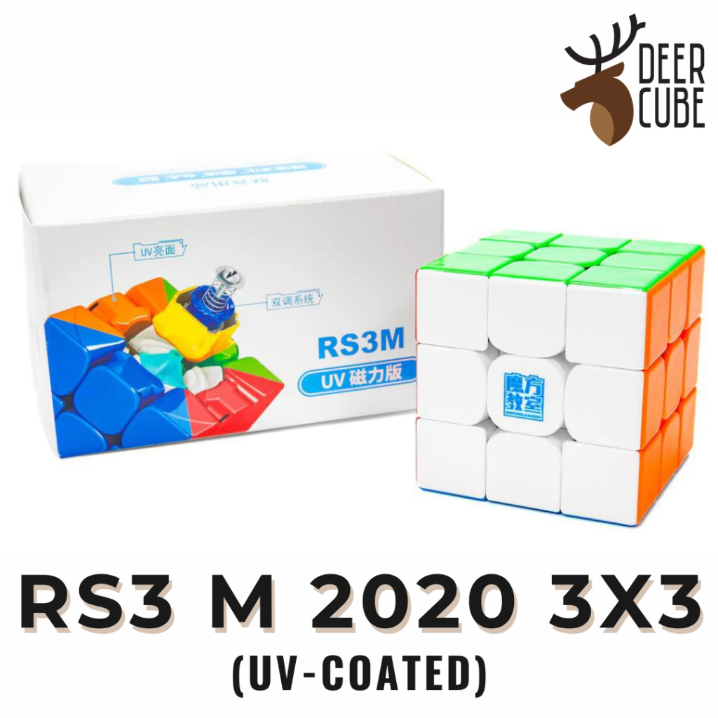 Moyu RS3 M 2020 3x3 UV-Coated - Cubes Magnetic Stickerless Mo Yu RS3M ...