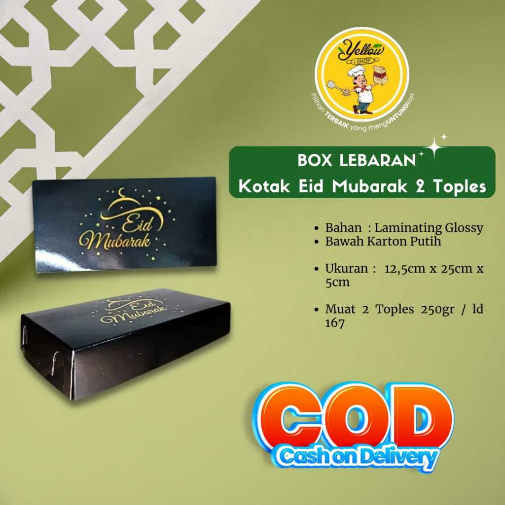 Eid BOX IED MUBARAK BOX 2 JARS 250GR | Shopee Malaysia