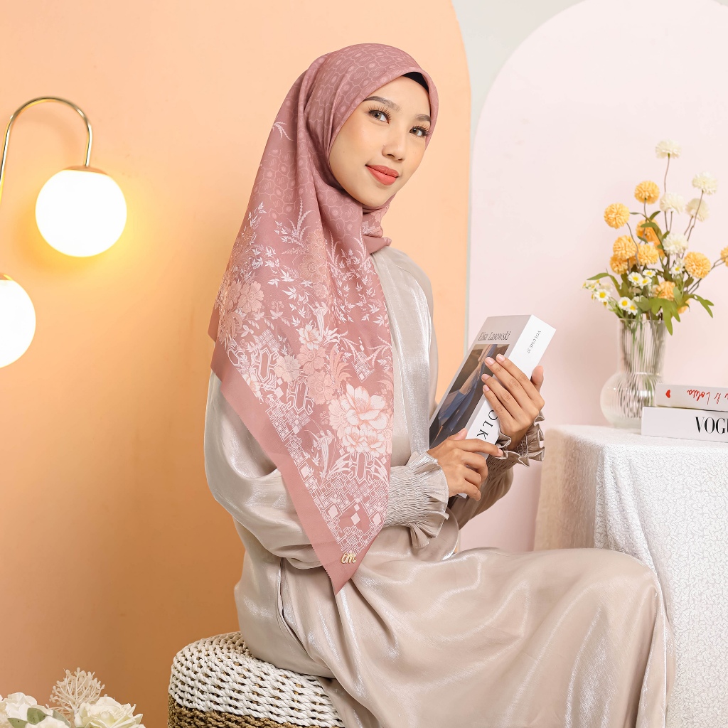Umama Scarves box - Premium Motif Veil Rectangular Hijab Daily Victoria ...