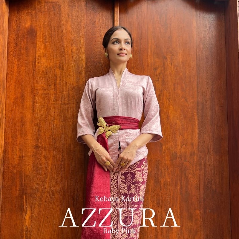 KATUN Azzura Silk Cotton Kartini Bell Kebaya Top | Shopee Malaysia