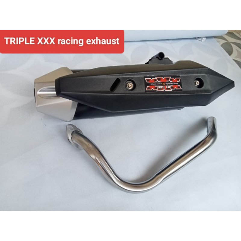 Pipe v3 Click 125i Muffler Pipe TRIPLE XXX 1Set For Click v2 v3 125i ...