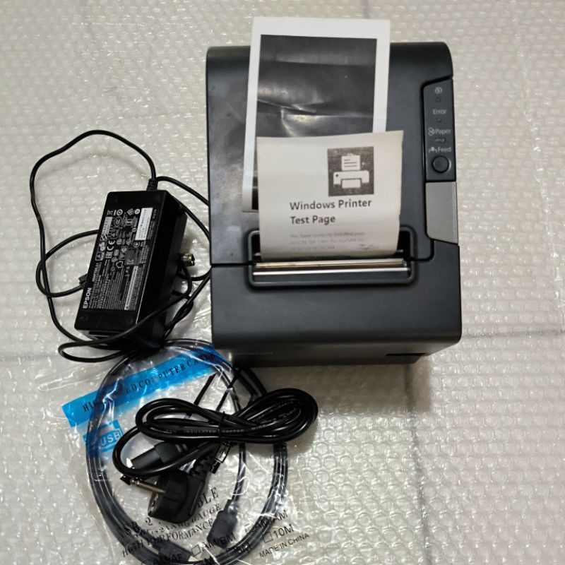Mini Thermal Printer 80x80 Epson TM-T88V USB Auto Cutter | Shopee Malaysia