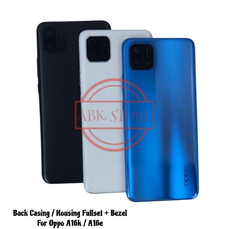 Back CASING - CASING - CASING - HOUSING OPPO A16K / A16E BACKDOOR ...