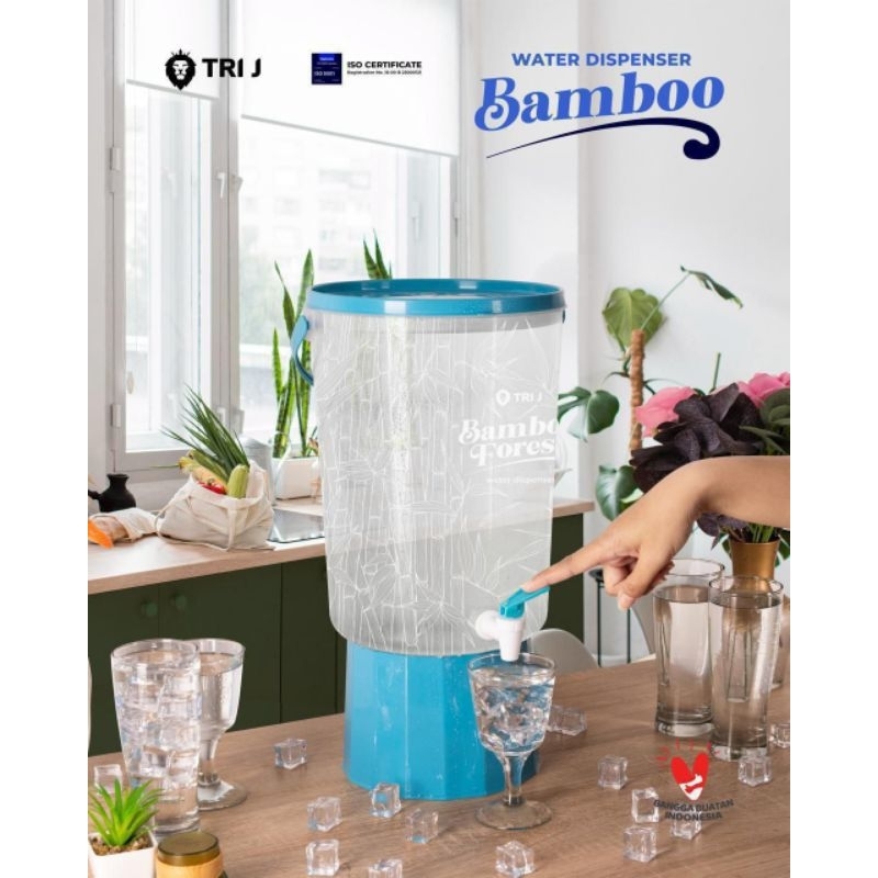 12 L ANTI-SHARP BAMBOO WATER DISPENSER | Shopee Malaysia