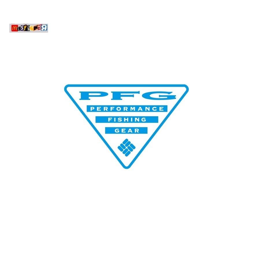 Columbia PFG sticker die cut logo sticker | Shopee Malaysia