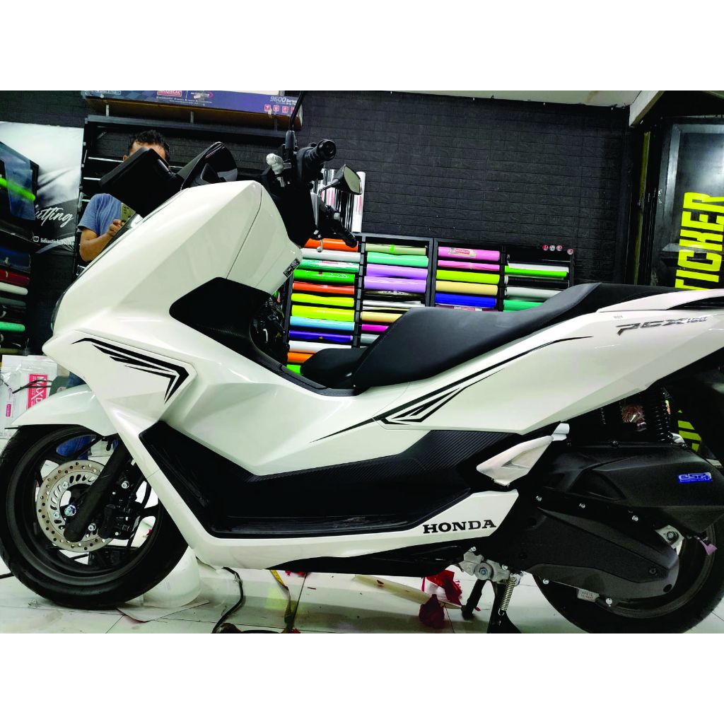 Striping PCX 160 2025 ROADSYNC MINIMALIST 001 CUTTING STICKER | Shopee ...