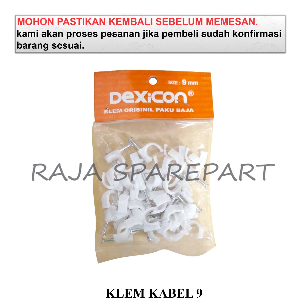 Kk9 CONCRETE NAIL CABLE CLAMPS/ELECTRIC CABLE CLAMPS/9MM CABLE CLAMPS ...