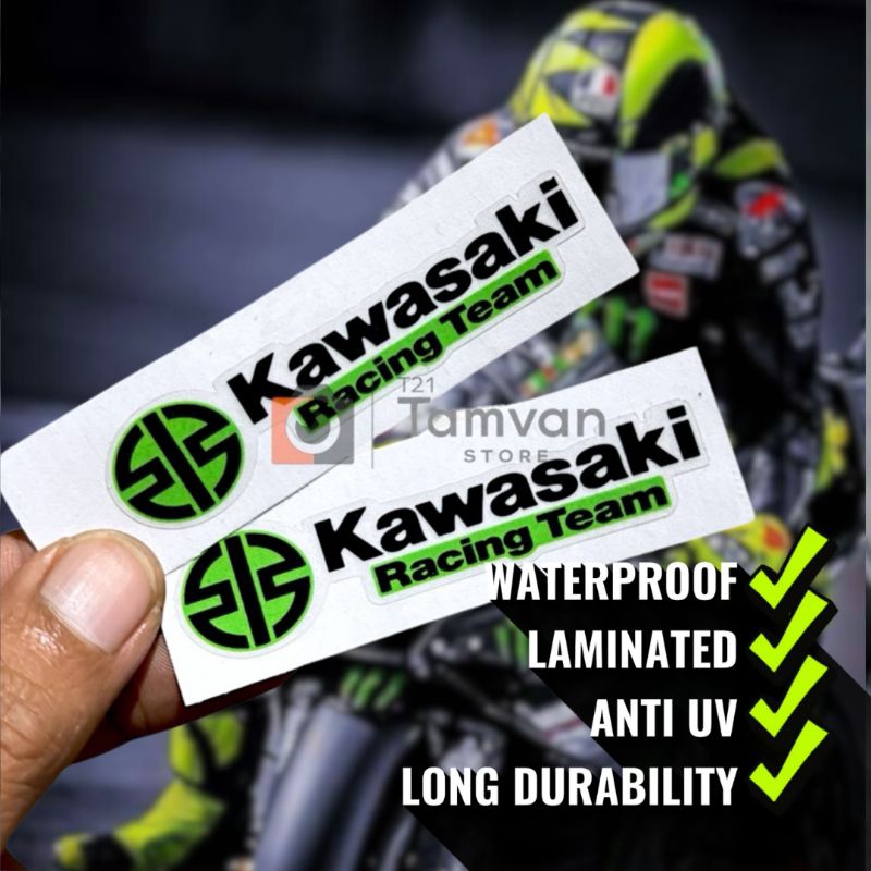 TRANSPARENT EMBLEM STICKER KRT KAWASAKI RACING TEAM | Shopee Malaysia