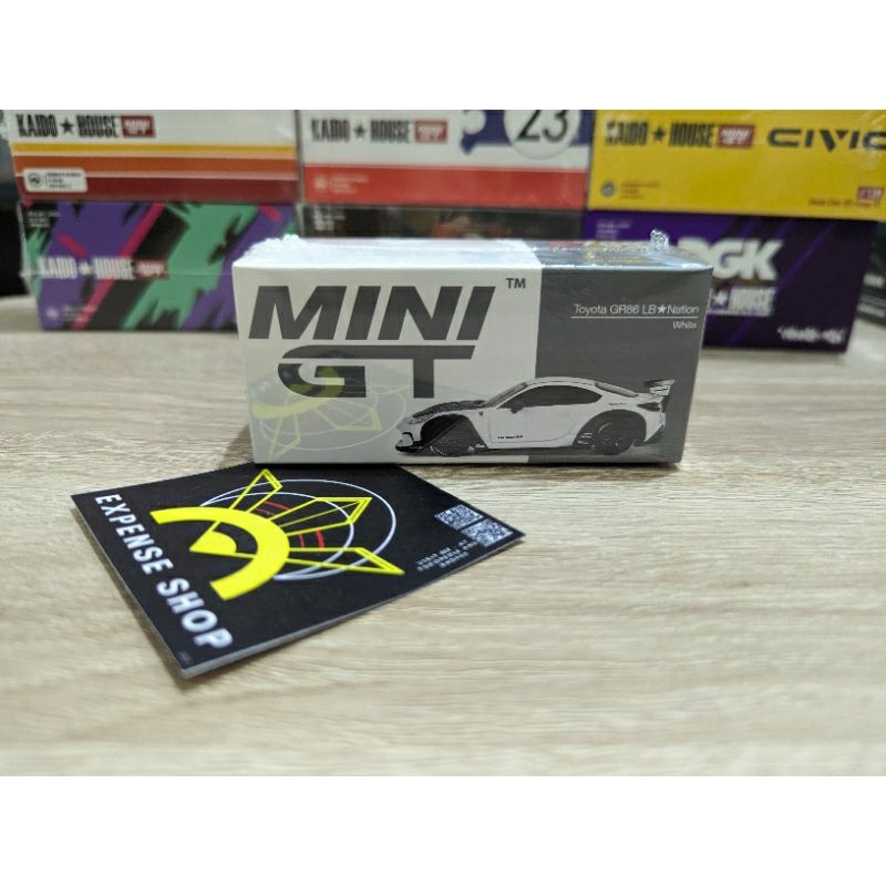 Mini gt 769 Toyota GR86 LB nation white | Shopee Malaysia