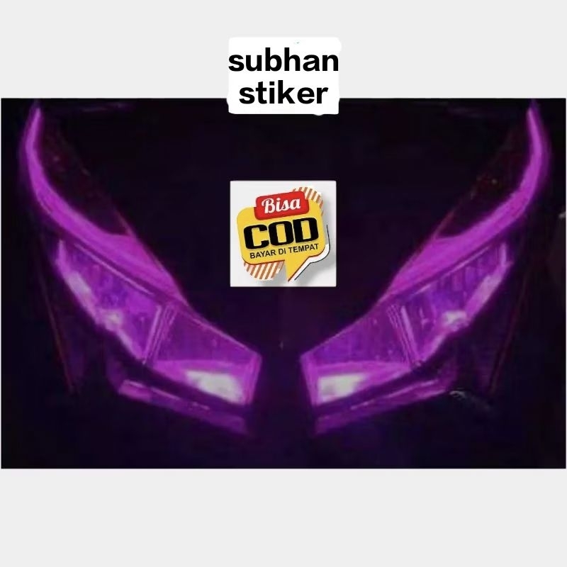 Headlight sticker + old vario 150 led cents (transparent color ...