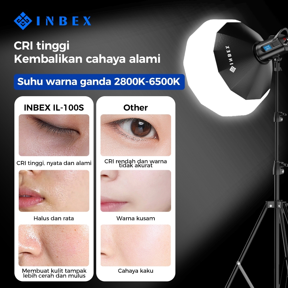 Inbex Collapsible Lantern Softbox Photo Light Package Studio Lightstand ...