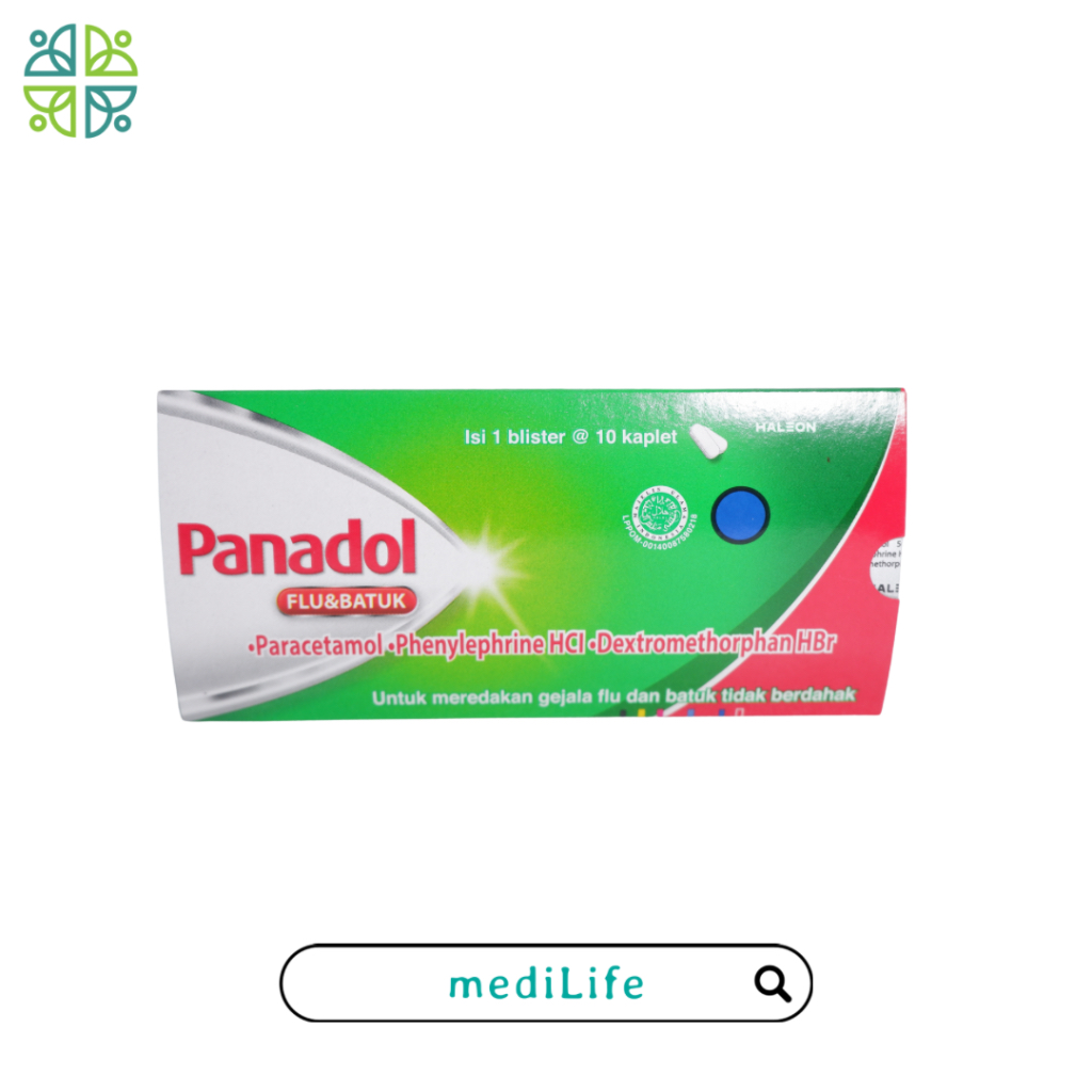 HIJAU Green PANADOL // COLD AND FLU | Shopee Malaysia