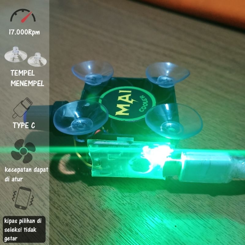 HP Turbo paste 17,000rpm / suction cup fan (cellphone fan / cellphone ...