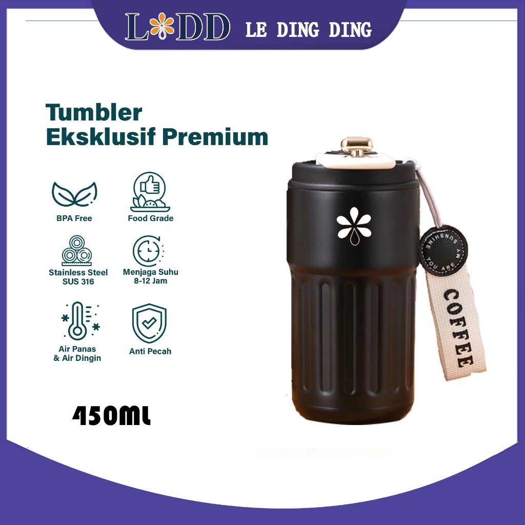 Ldd-aesthetic Smart LED Stainless SUS 316 Vacuum Insulated Coffee Tumbler Drinking Bottle Japan ...