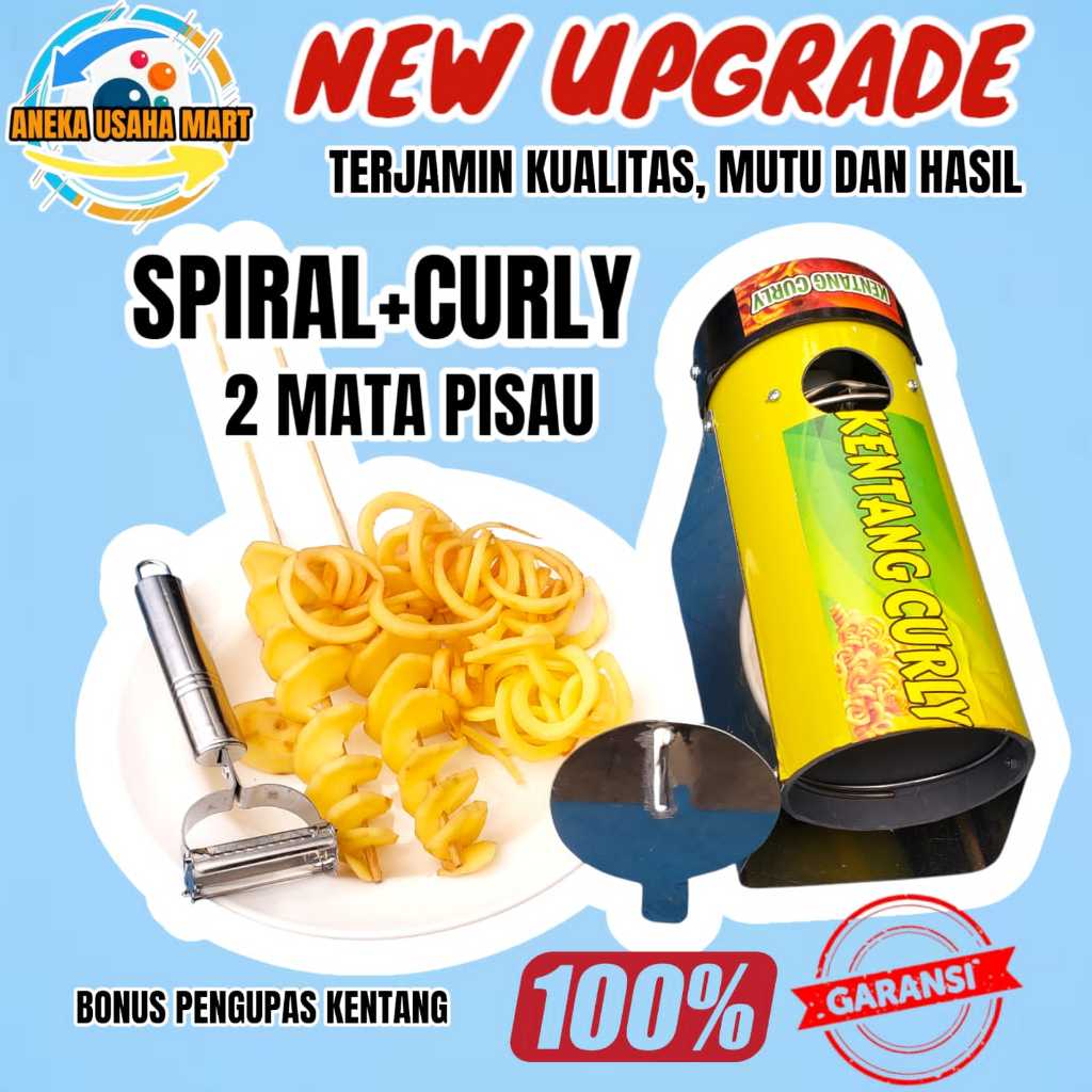 PAY ON DELIVERY Curly potato cutter tool / potato curly fries cutter ...
