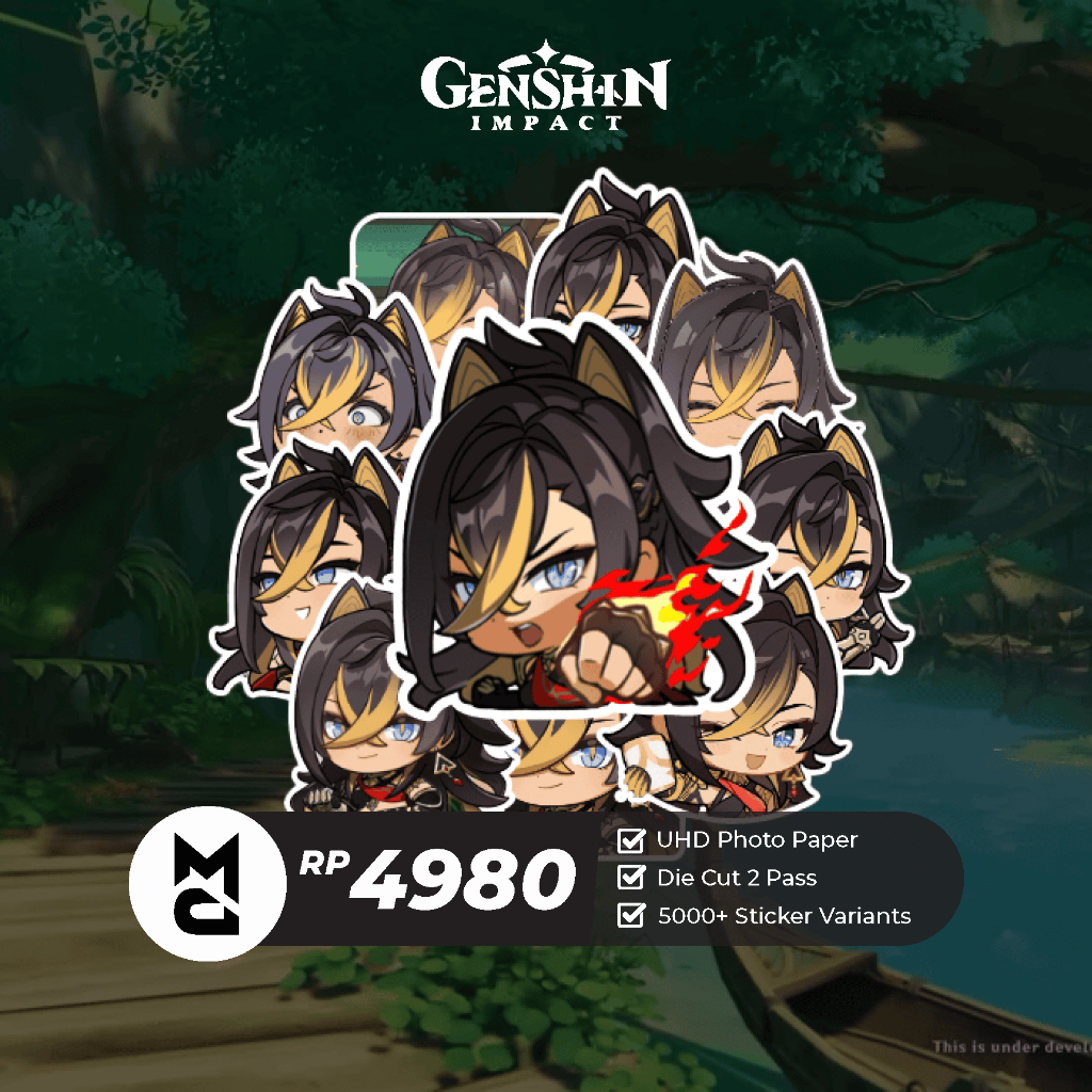 HP Genshin Impact Dehya Sticker Aesthetic Anime Sticker Cellphone ...