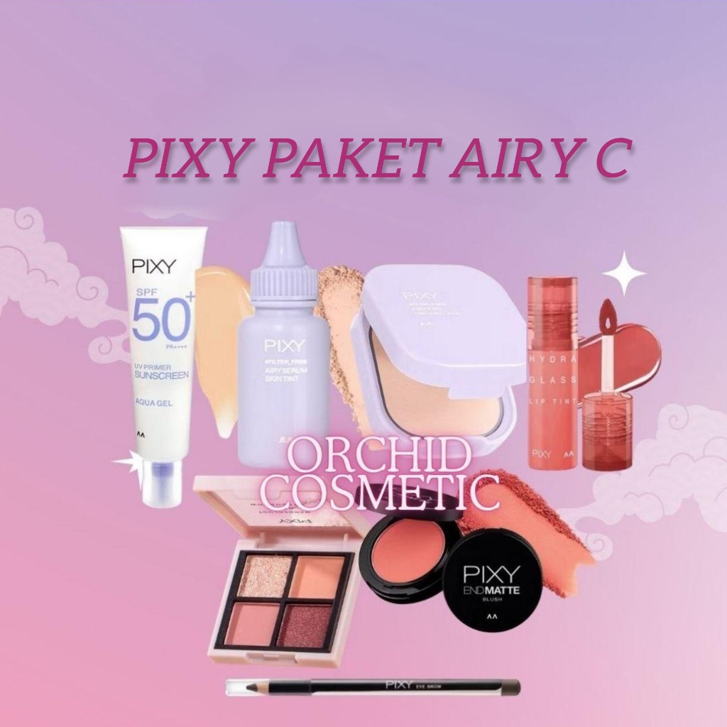 Pixy AIRY C PACKAGE / COMPLETE MAKEUP PACKAGE | Shopee Malaysia