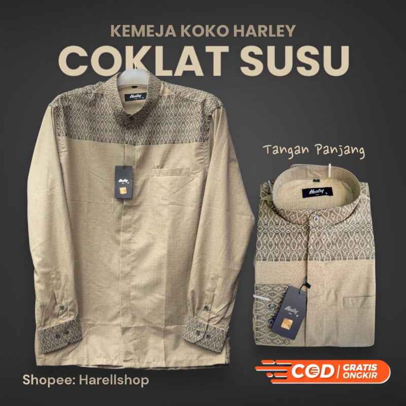 Kemko harley color COKSU CHOCOLATE MILK CREAM IVORY MOCCA long sleeves ...