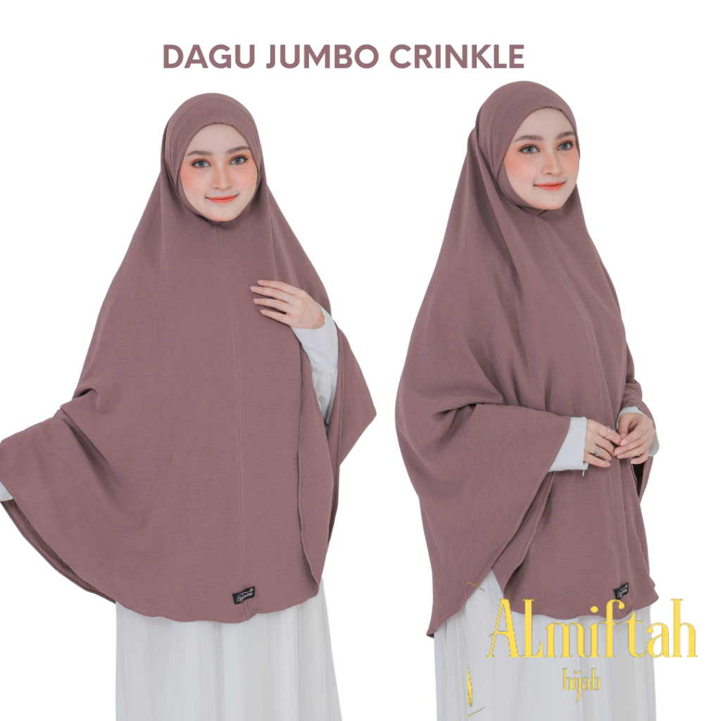 Almiftah-hijab CHIN MALAY CRINKLE JUMBO/JILBAB BERGO MALAY KHIMAR CHIN ...