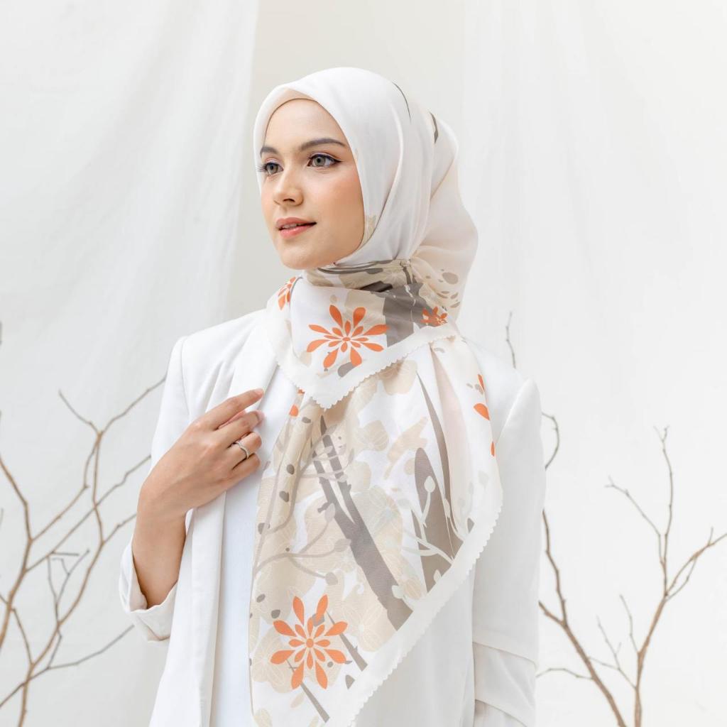 Voal Motif Printing Premium Blossom Series by Fazilahijab | Shopee Malaysia