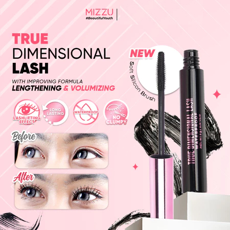 Mizzu True Dimension Lash Mascara (Black) | Shopee Malaysia