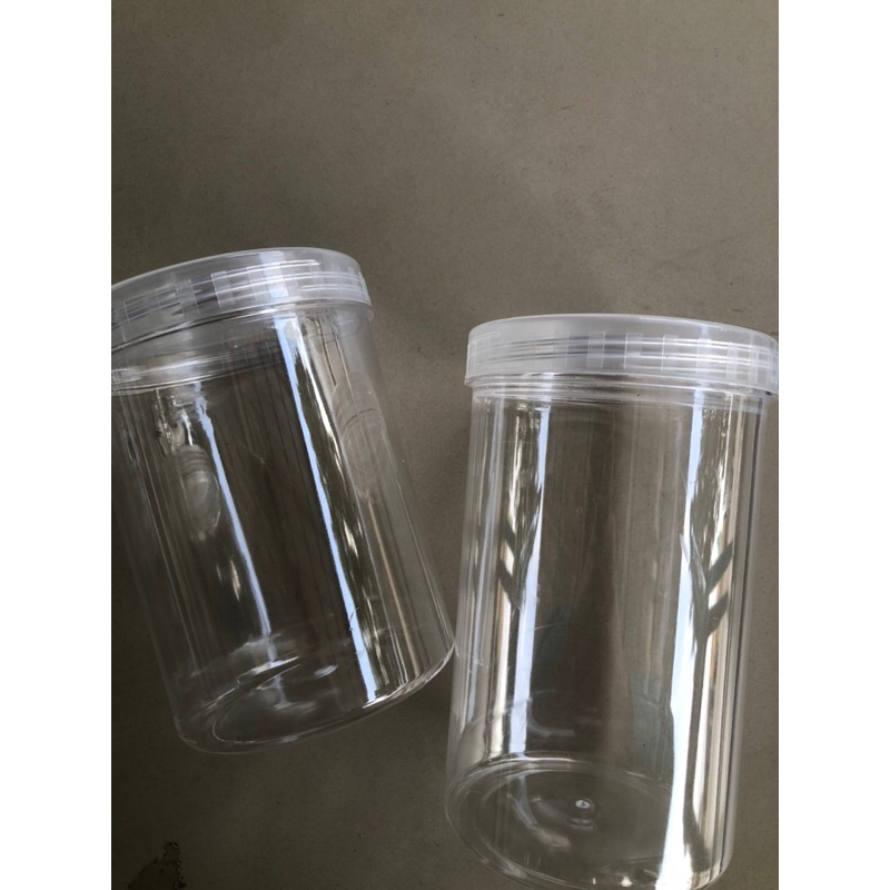 Plastic Jar Tube BENING - 800ml 1000ml - Cookie Jar | Shopee Malaysia