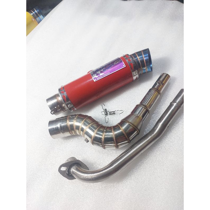 Aun Pipe canister contour open specs exhaust Pipe for Wave 125 Xrm 110/ ...
