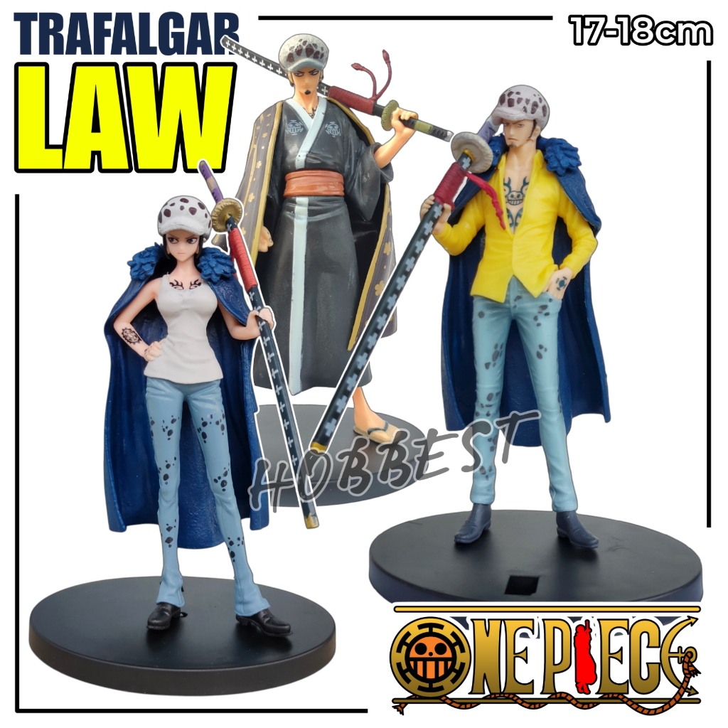 One PIECE Action Figure: TRAFALGAR LAW - Miniature Display Toy Topper ...