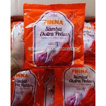 Finna with extra spicy chili sauce 1 pack contains 22 sachets @9gr ...