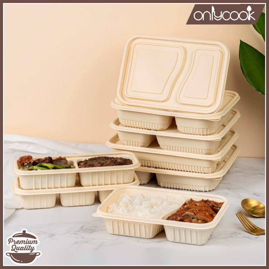 Onlycook Eco-Friendly Disposable Lunch Box / Corn Starch Degradation ...