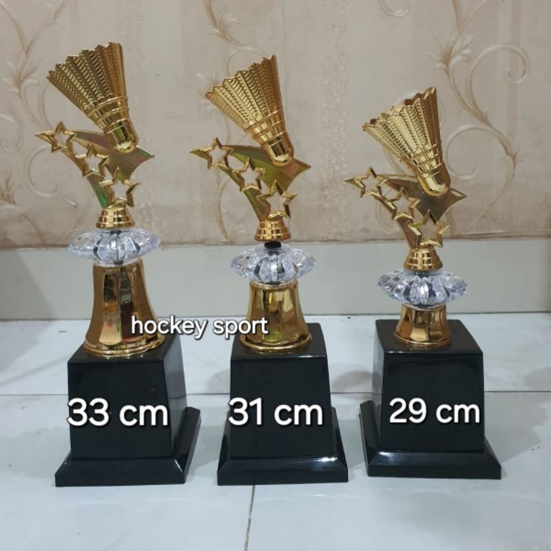 Badminton Trophy Shuttlecock Badminton Cup 1set 123 (Kistal) | Shopee ...
