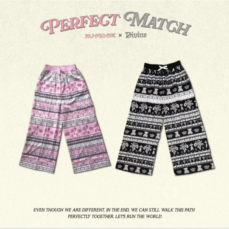 NUMONE X DIVINE PERFECT PANTS BLACK - GEMINI FOURTH (READY INA ...