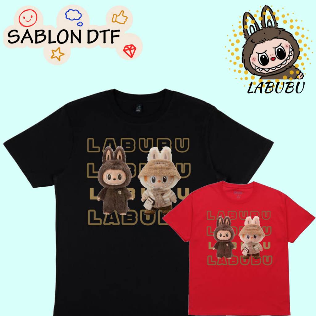 Labubu LABUBU LABUBU | Custom DTF The Monster T-SHIRT SCREEN PRINTING ...