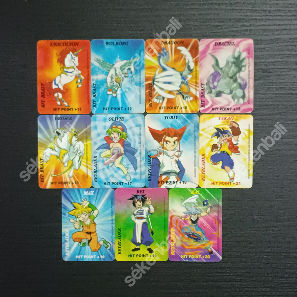 (BEAST & Beyblader SEEDS) Tazos Beyblade Chiki Gift 2003 - Beyblade ...