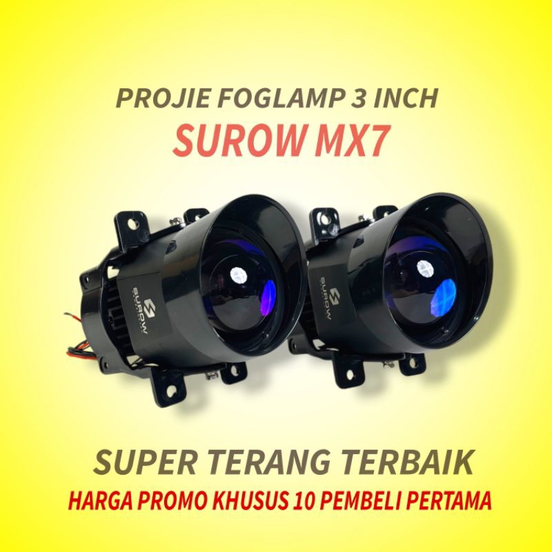 PROJIE FOGLAMP 3 INCH SUROW MX7 SUPER BRIGHT | Shopee Malaysia