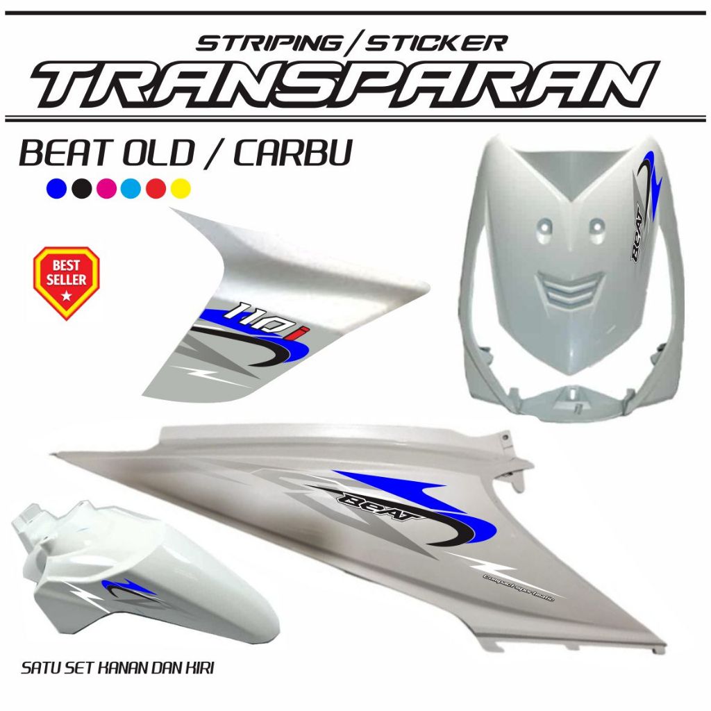 Polet STICKER / STRIPING MOTIF / BEAT OLD TRANSFER STICKER | Shopee ...