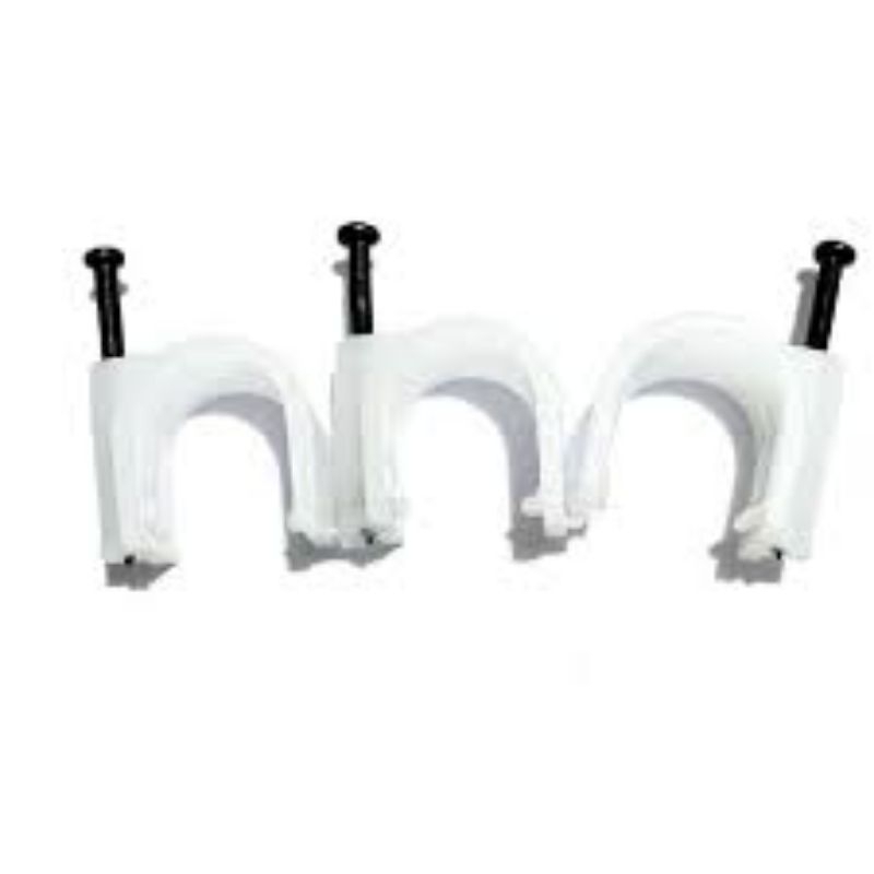 Pvc Pipe Clamps (+-80 pcs) Original Concrete Nails | Shopee Malaysia