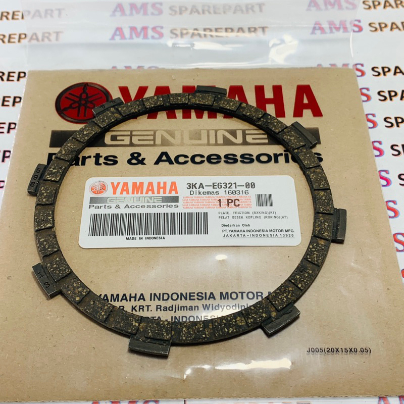 Friction RX KING RXK RX K 3KA Clutch Plate (1PCS) ORIGINAL YAMAHA ...