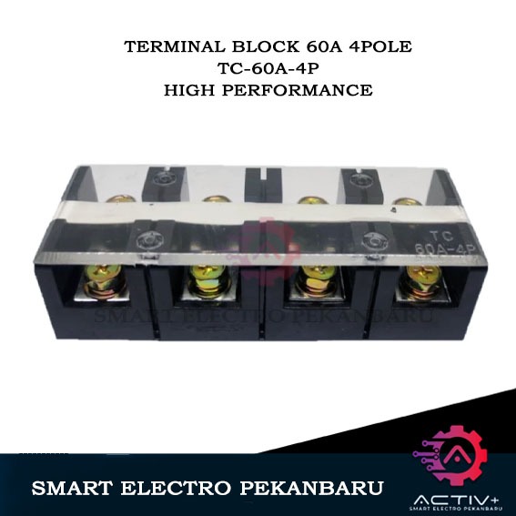 TERMINAL BLOCK TC 4P 60A 600V TC-604 60A 4POLE Connector Cable Connector KRUSTIN EWIG PANEL BOX ...