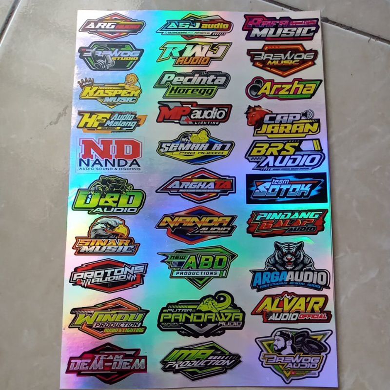 Sound System Sticker | Audio Stickers | Audio Sound System Sticker ...