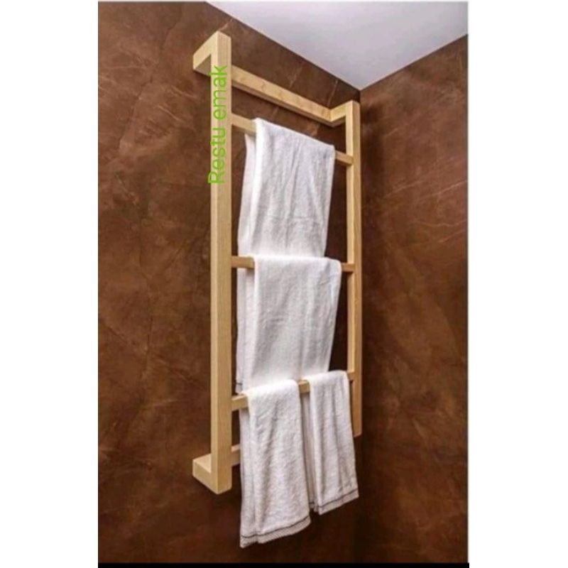 Ladder Hanger, prayer mat rack, towel rack, sling rack, mukena rack ...
