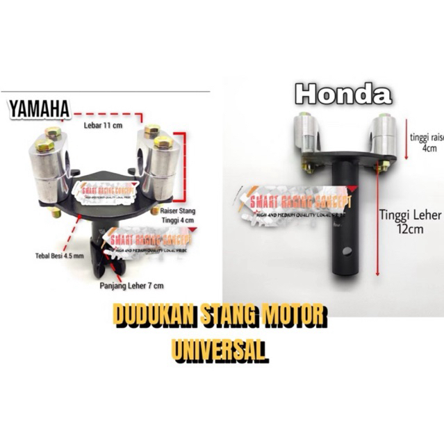 Universal Honda Yamaha and Suzuki Automatic Duck Handlebar Mount Racing ...