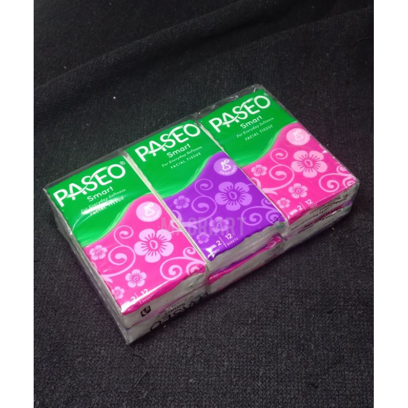 Paseo smart perfume pocket Tissue 12's @6 pack | Shopee Malaysia