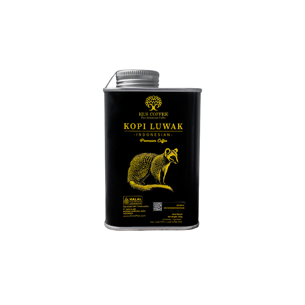 EL'S Coffee Luwak Original Coffee 100Gr Exclusive With cans Signature ...