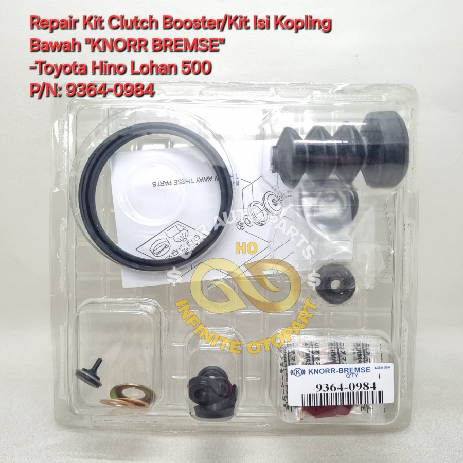 Repair KIT CLUTCH BOOSTER CONTAIN BOTTOM CLUTCH HINO LOHAN 500 KNORR ...
