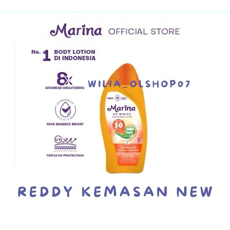 MARINA UV WHITE SUNBLOK SPF 30 PA++ 85ml (Orange) | Shopee Malaysia