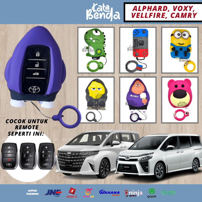 Remote Cover Character Alphard/Voxy/Vellfire/Camry 2024/2025 Keyless ...