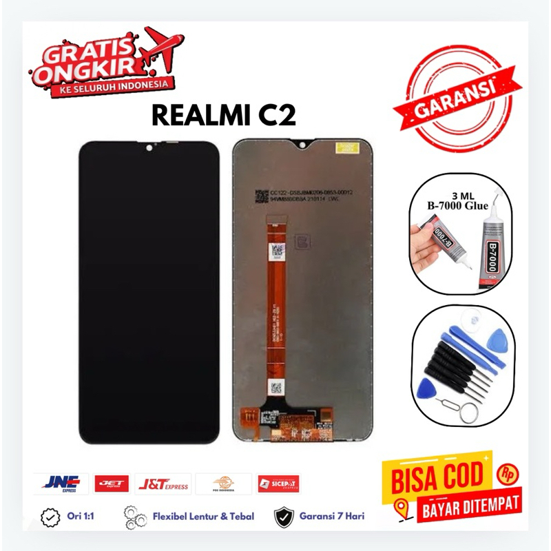 Lcd TOUCHSCREEN REALMI C2 FULLSET ORIGINAL FREELEM | Shopee Malaysia